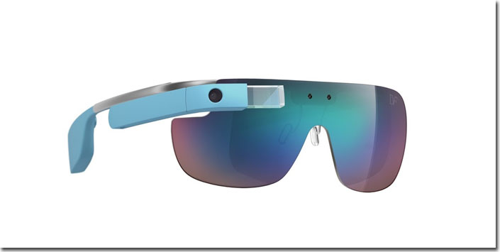 Google Glass with fancy frames and shades, thanks to Diane von ...