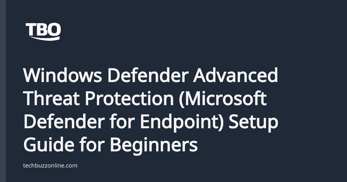 Windows Defender Advanced Threat Protection (Microsoft Defender for ...